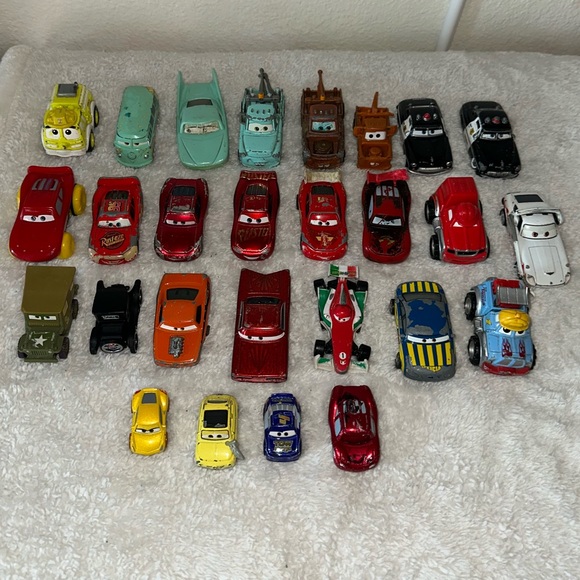 Disney | Toys | Disney Pixar Cars Lightning Mcqueen Sarge Mater ...